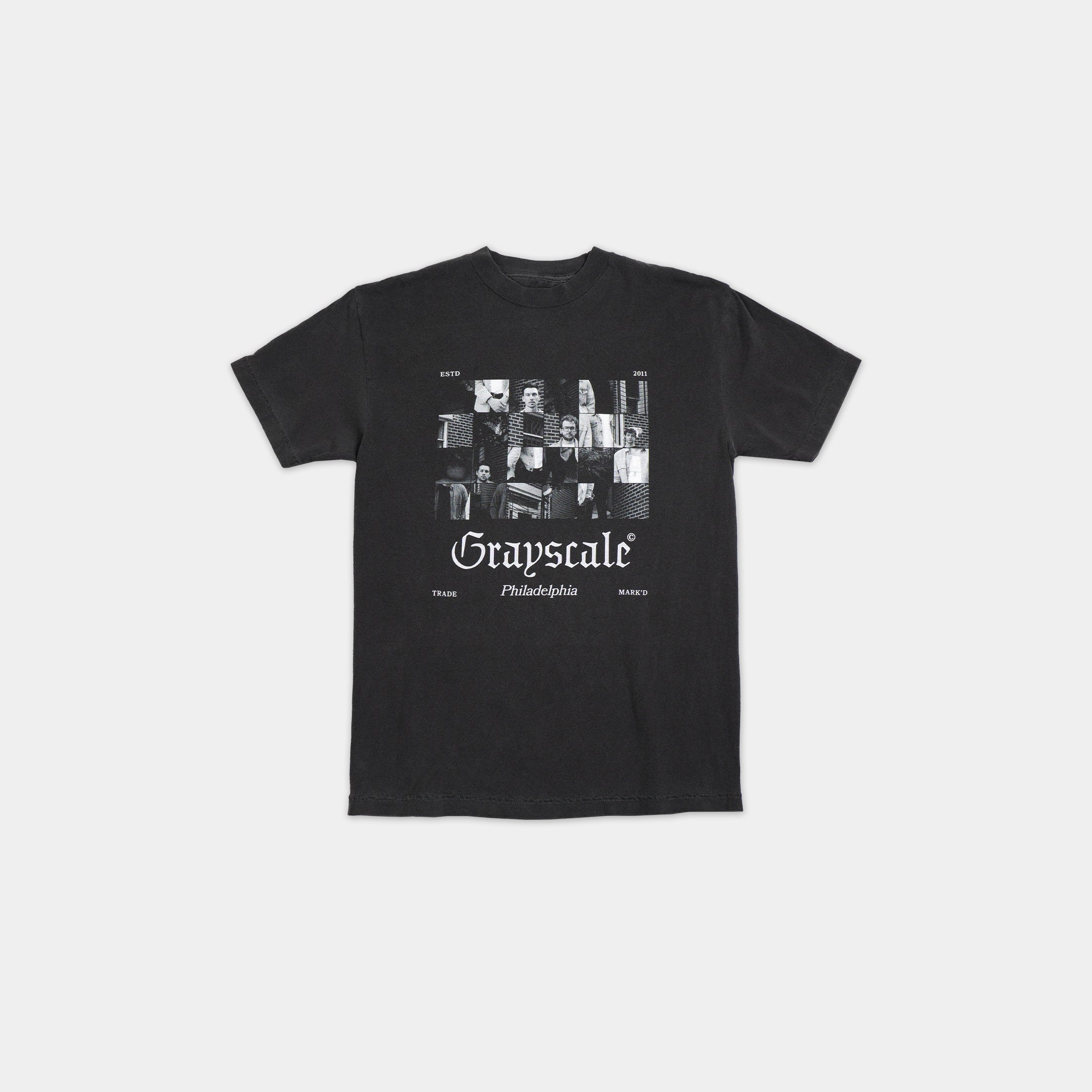 Neighborhood Tile Tee – Grayscale
